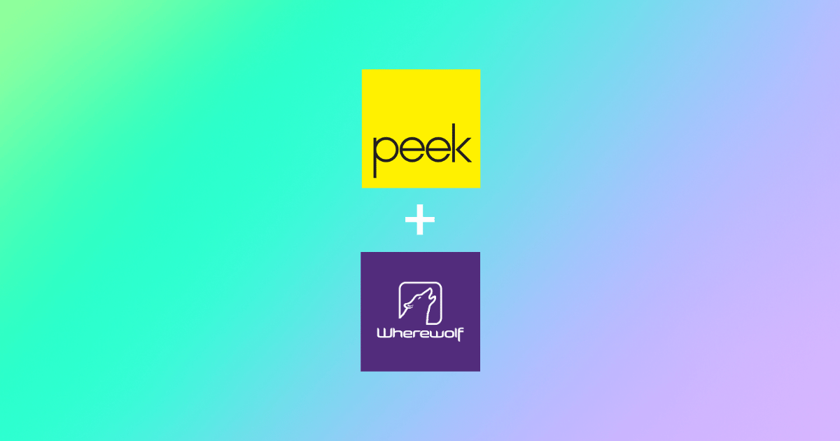 Peek x Wherewolf: A New Two-Way Integration